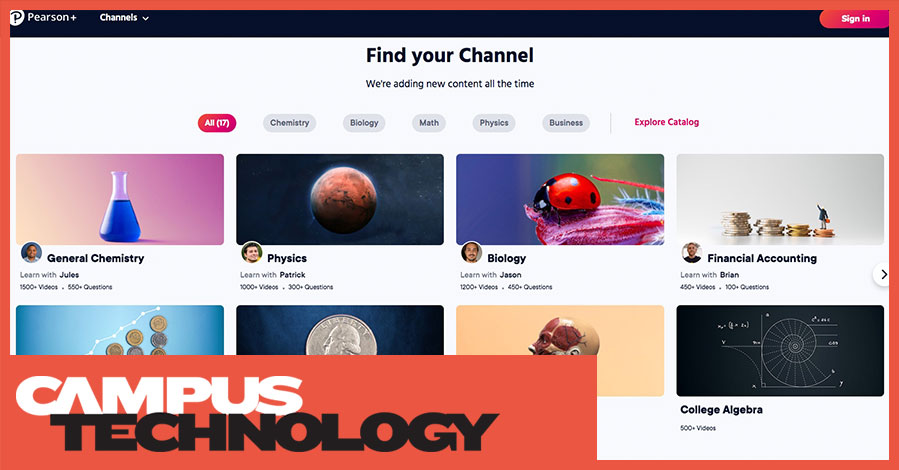 Pearson Pairs E-Textbooks with Free Curated Video Library -- Campus ...