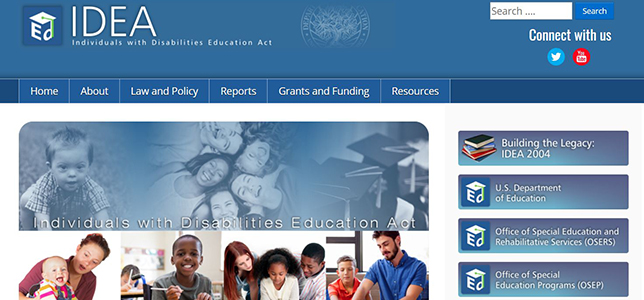 New Department of Ed IDEA Site Live and Generating Heat -- THE Journal