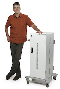 Anthro Ships Tablet Charging Cart and Cabinet for Schools -- THE Journal